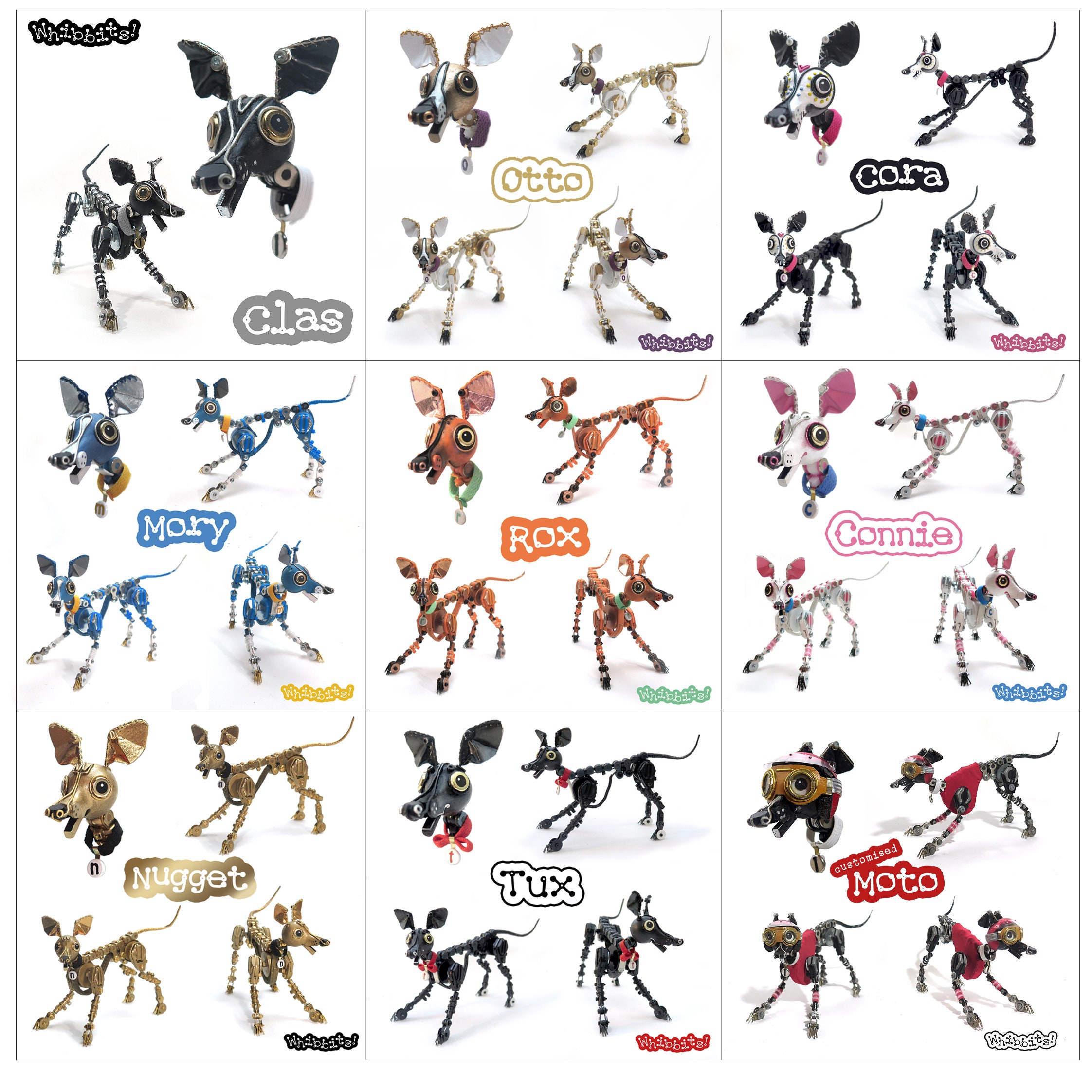 Whibbit A Replica of a 'whibbits' Stop-motion Dog Puppet Made From ...