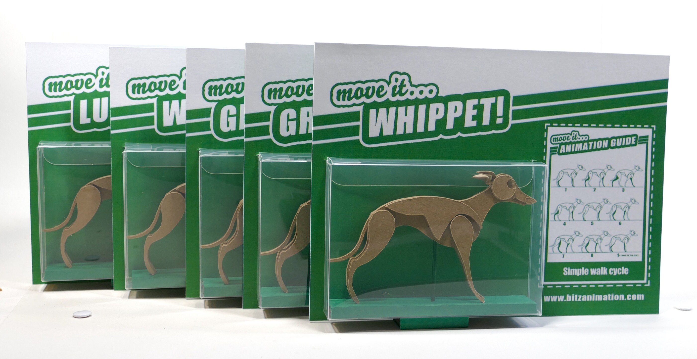 Move It... Whippet / Greyhound Posable Model for Animation, Play and ...
