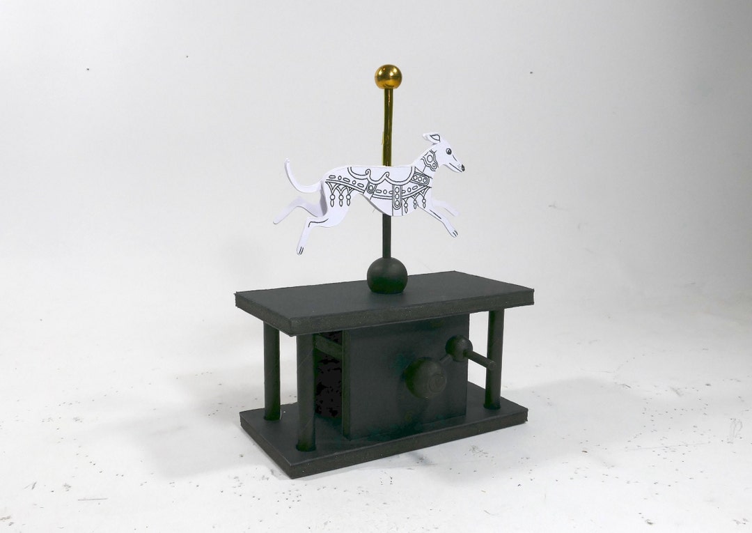 HOPPAHUND 'leaping Hound' Automaton Inspired by Vintage Carousels ...
