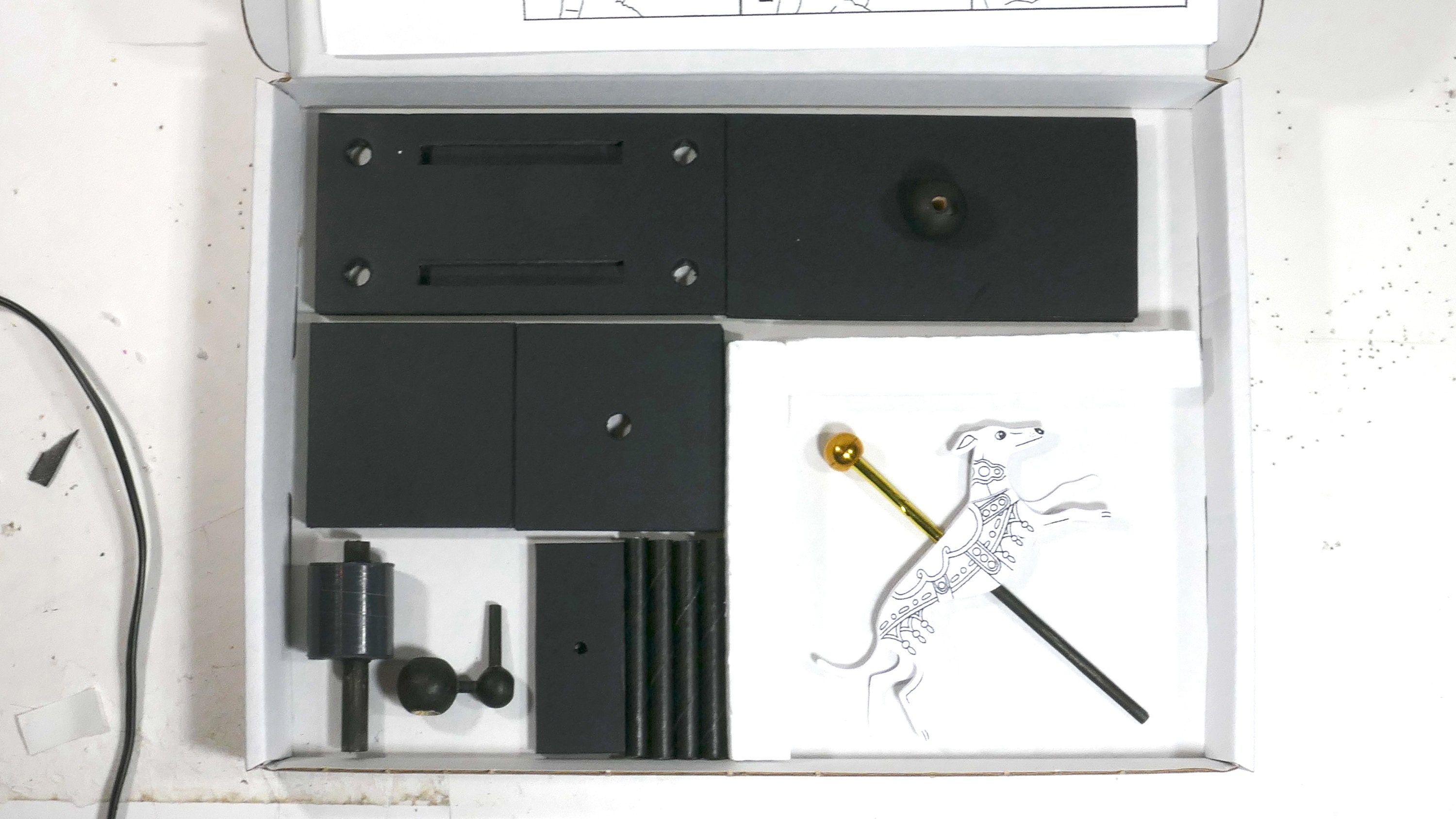 HOPPAHUND Leaping Hound Automaton Build-it-yourself Kit Vintage ...