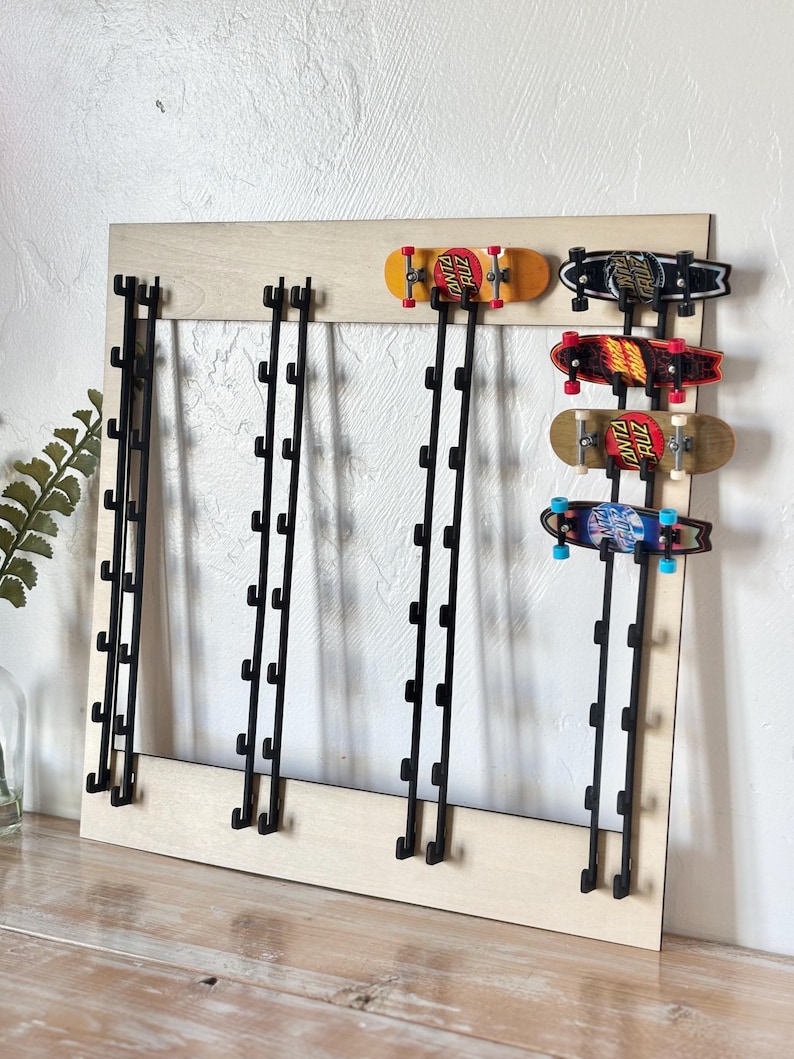 Finger Board Display - Tech Deck Wall Mount - Fingerboard Storage ...