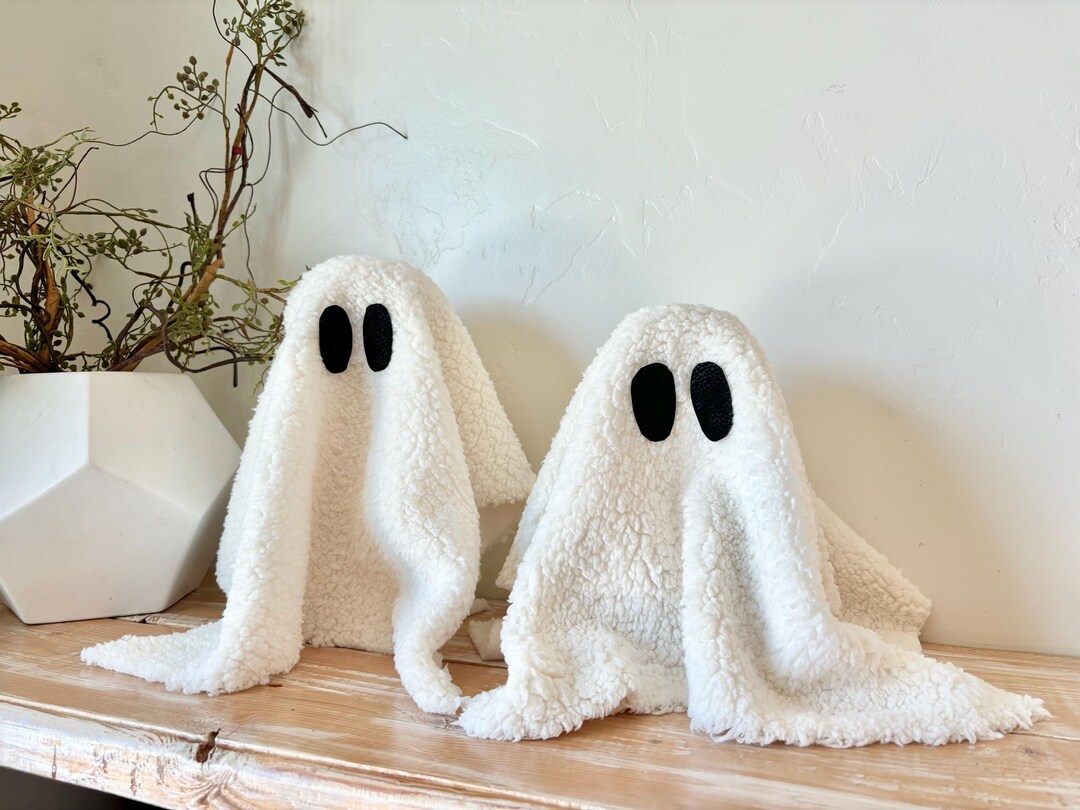 Sherpa Ghost Set - Ghost- Halloween Ghost- Sherpa - Etsy