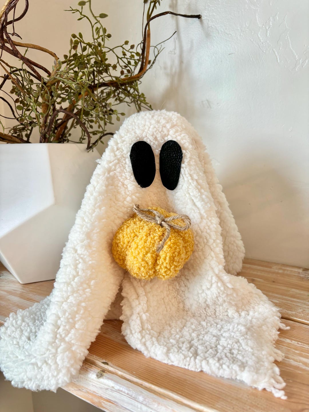 Sherpa Ghost- Halloween Ghost- Ghost Decoration - Etsy