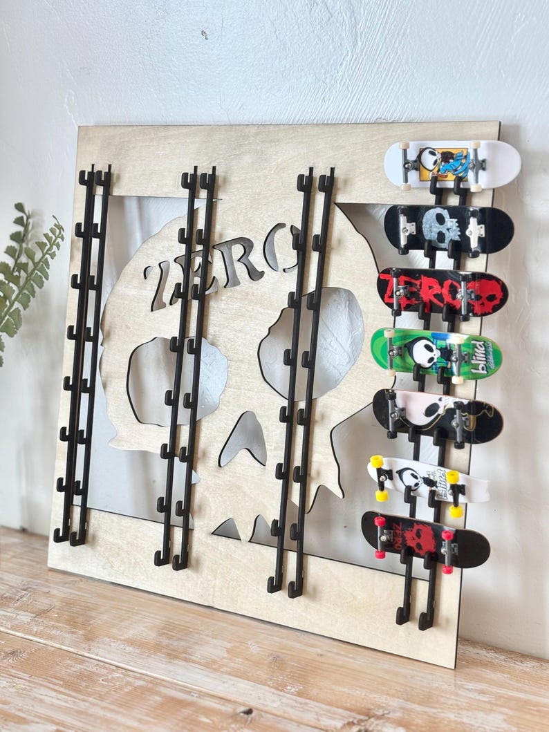 Finger Board Display - Tech Deck Wall Mount - Fingerboard Storage ...