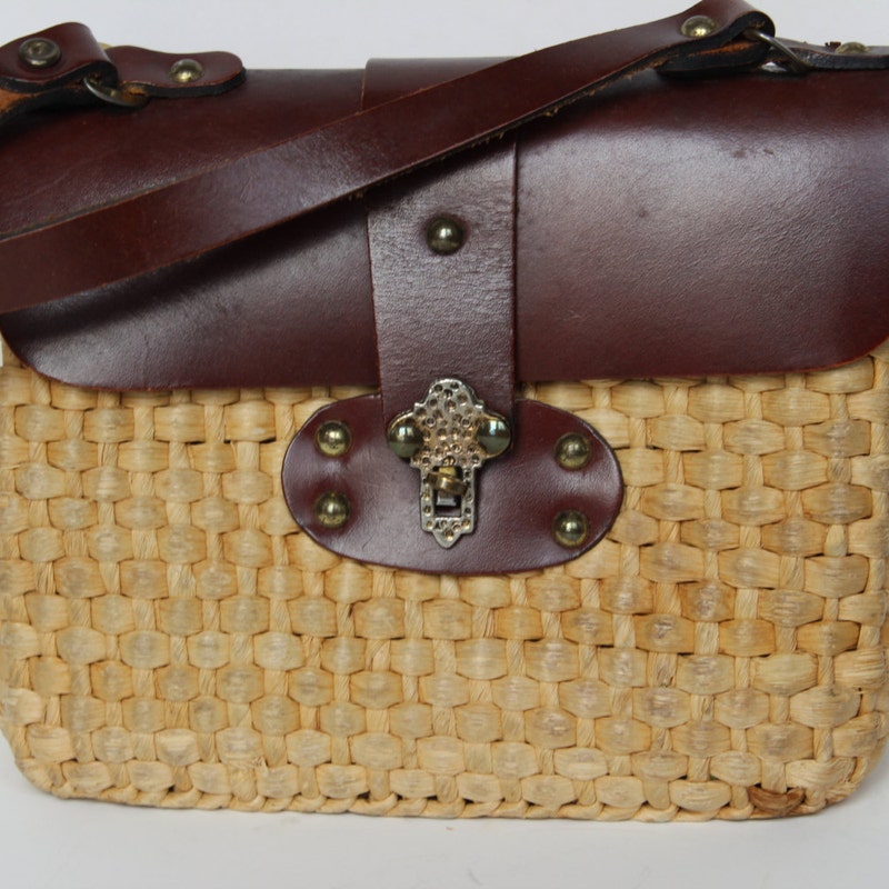 Straw Handbag - Etsy