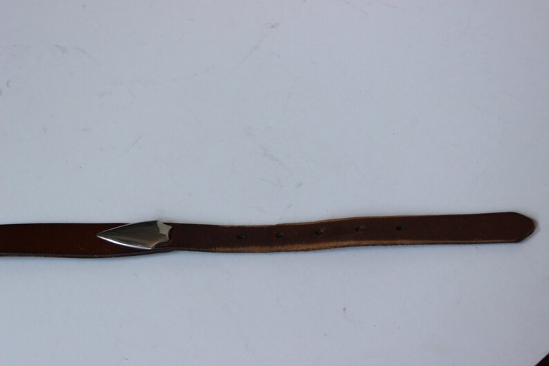 Brown James Jones Leather Belt With Silver Belt Buckle and - Etsy Hong Kong