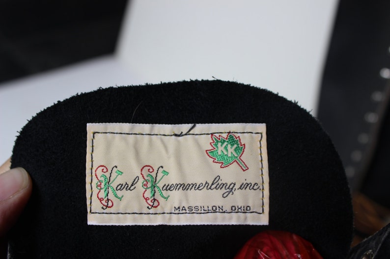 Karl Kuemmerling Lineman Boots Logging Tall Black Leather Lace up ...