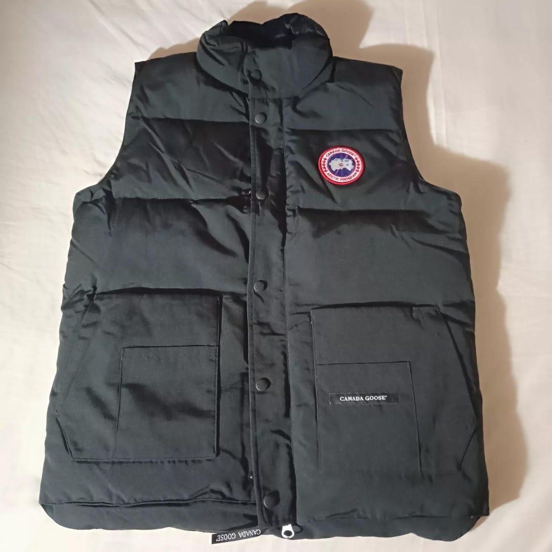 Winter Canada Goose Black Puffer Vest Luxury Ski Snow Vest Style Unisex ...