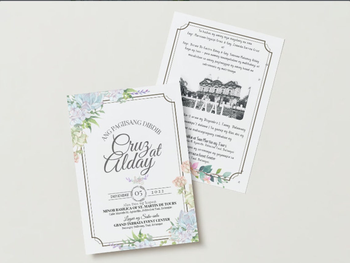 Filipino-theme-wedding Invitation Template, Filipiniana Themed Wedding ...