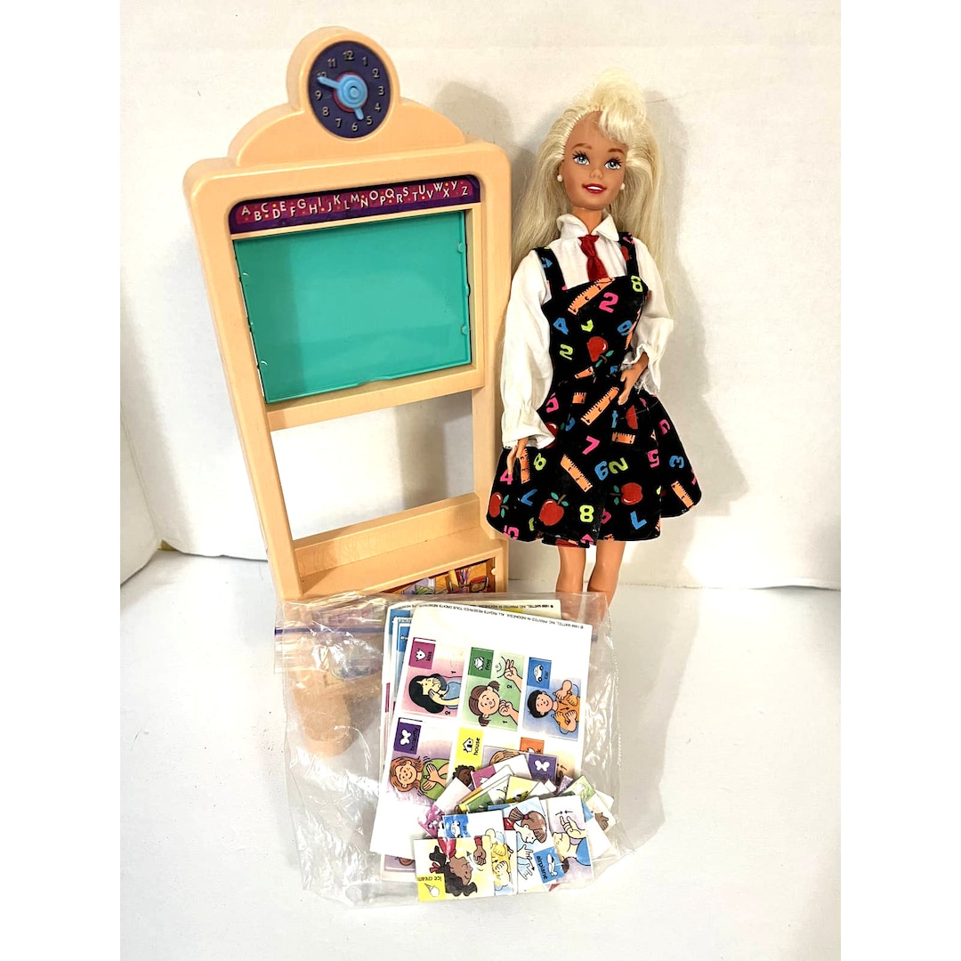 Replacement Part Barbie Sign Language School Vinyl Cling Cards - Etsy