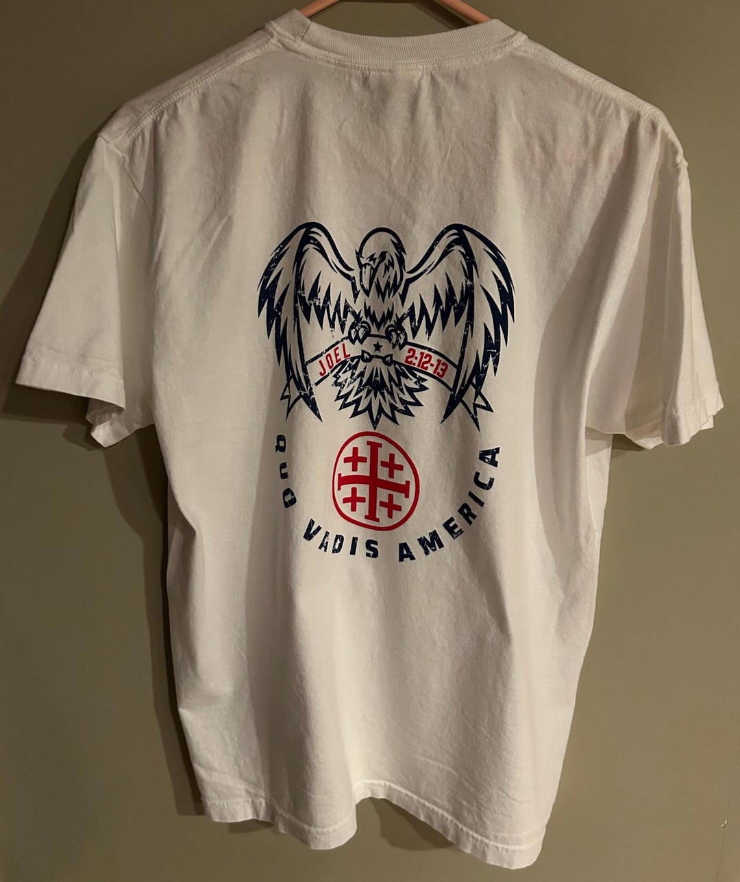 Kyrie Eleison, Christe Eleison White Shirt-quo Vadis America- (catholic ...