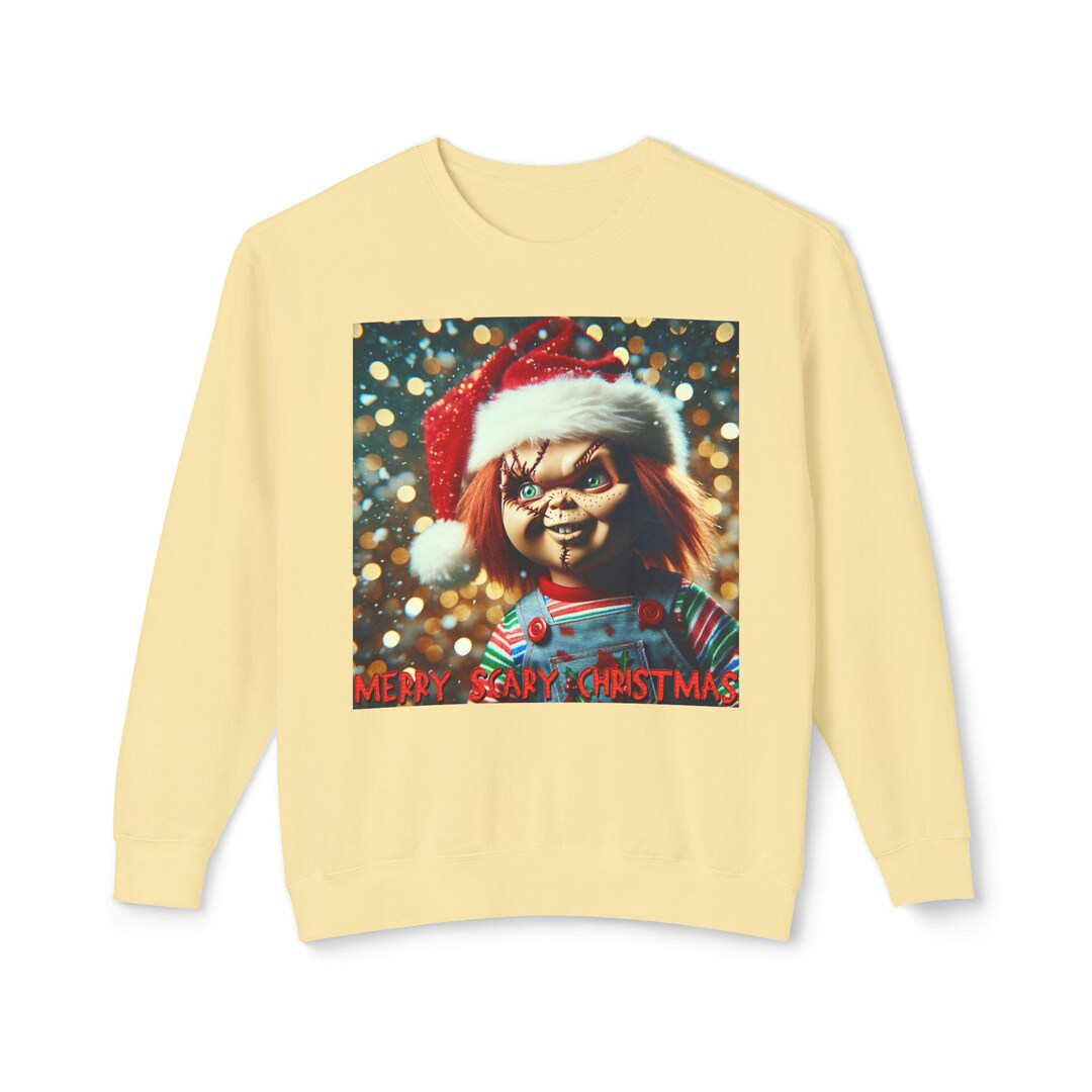 Chucky Christmas Sweatshirt, Horror Fan Gift, Child's Play Scary ...