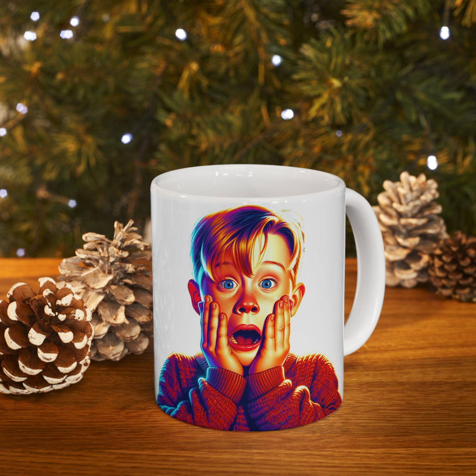 Kevin Mccallister Mug, Home Alone Christmas Mug, Kevin Mug, Home Alone ...