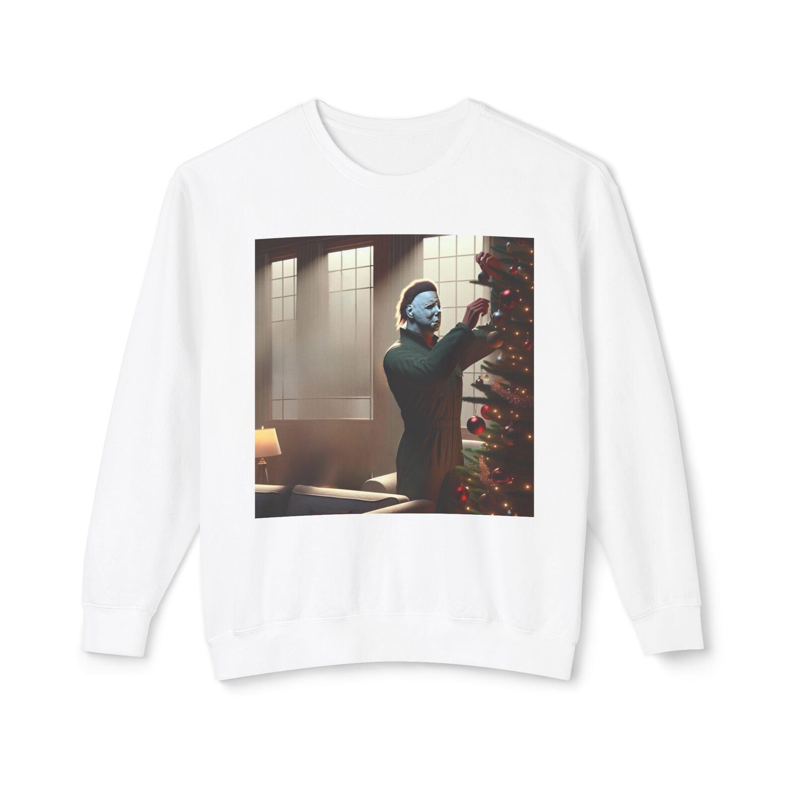 Michael Myers Christmas Sweatshirt, Horror Xmas Jumper, Unisex Crewneck ...