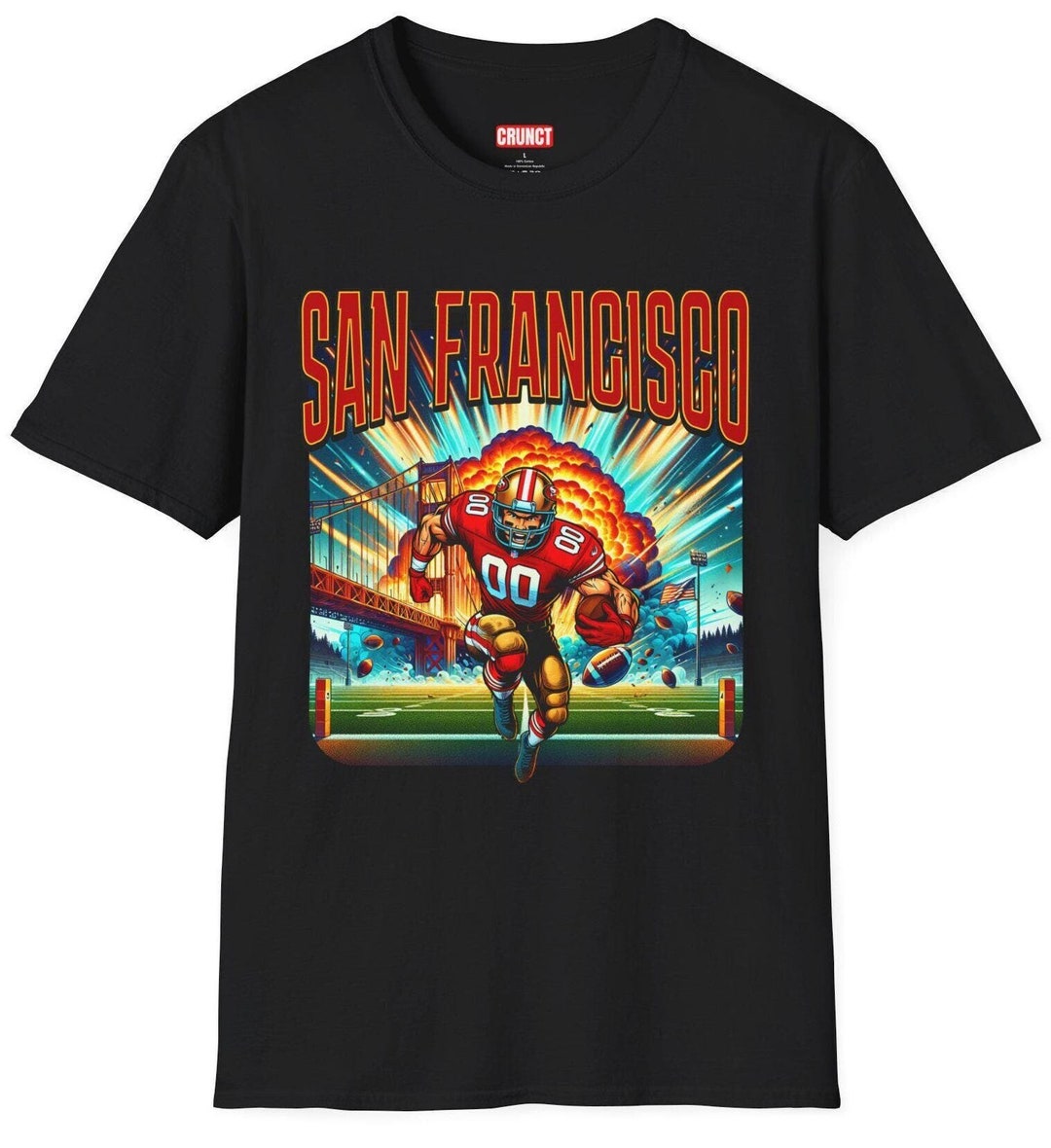 San Francisco 49ers Vintage Retro Style Shirt, 49ers Retro Tee, San ...