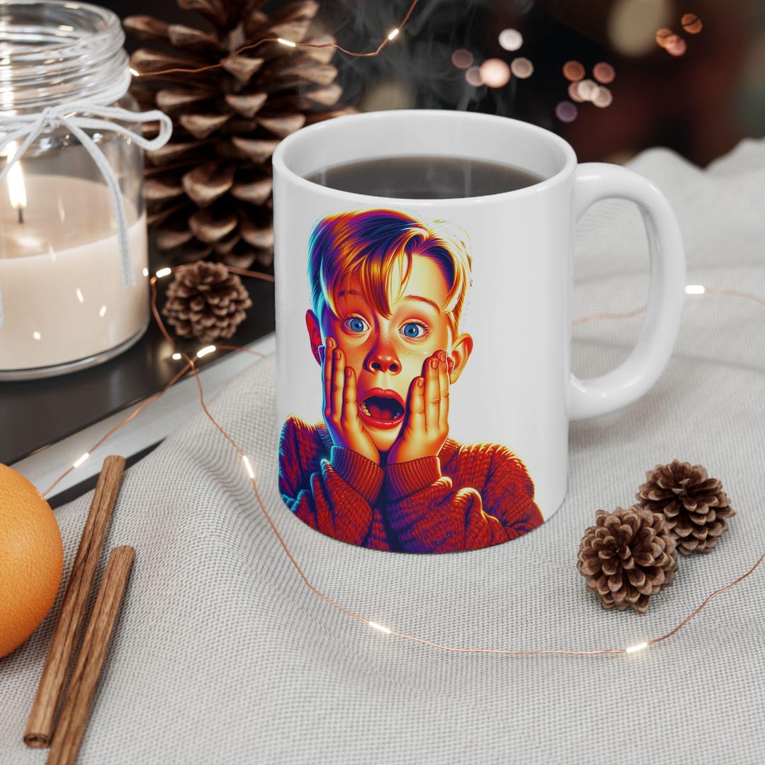 Kevin Mccallister Mug, Home Alone Christmas Mug, Kevin Mug, Home Alone ...