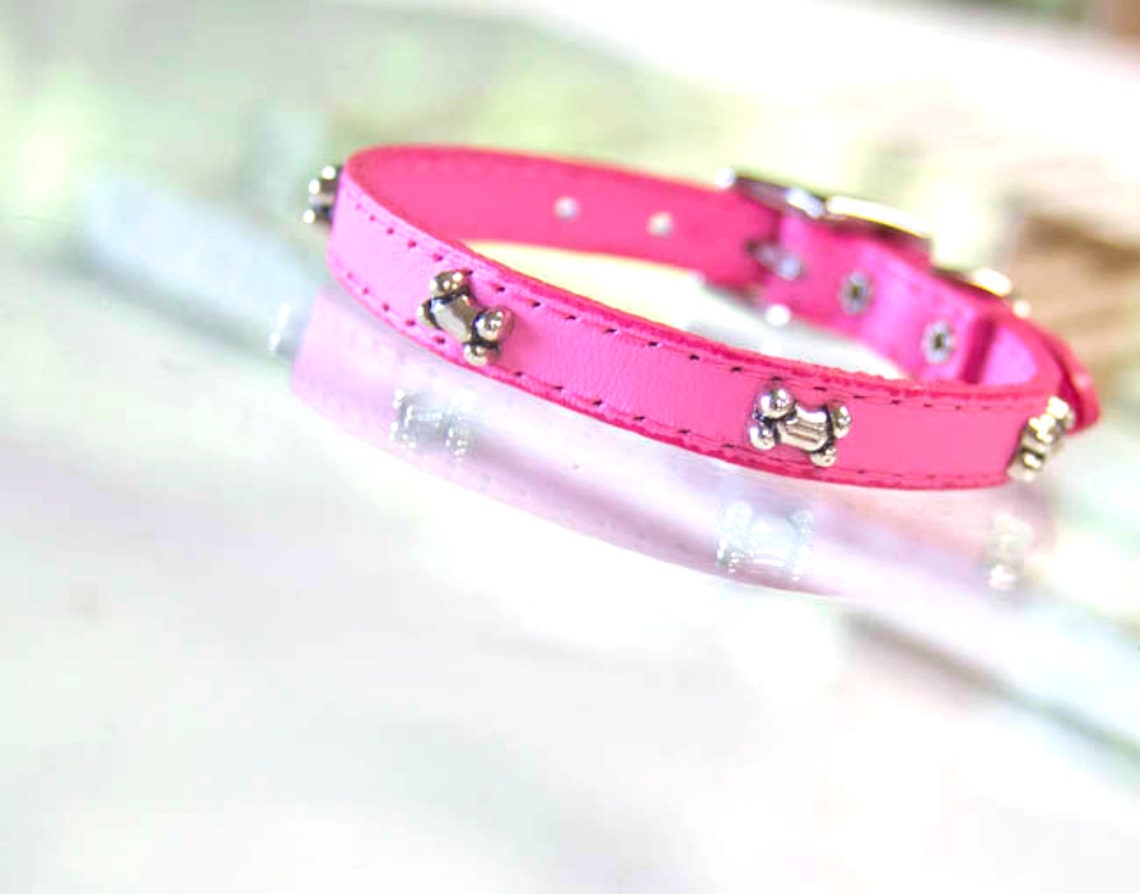 Tiny Dog Collar Chihuahua Collar Yorkie Collar Ferret | Etsy