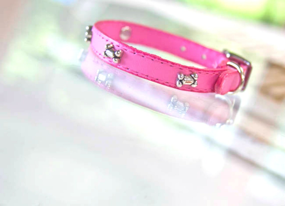 Tiny Dog Collar Chihuahua Collar Yorkie Collar Ferret | Etsy