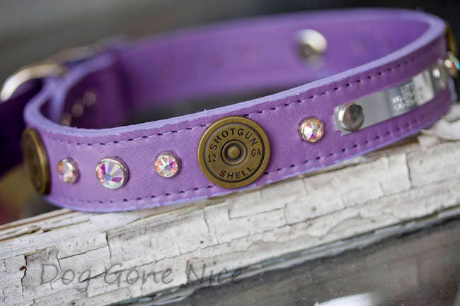 12 Gauge Shotgun Shell Dog Collar with Personalized Name | Etsy