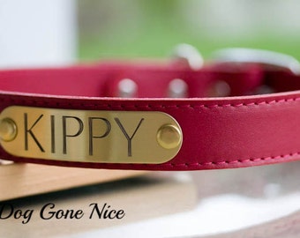 Brass Collar Plate | Etsy