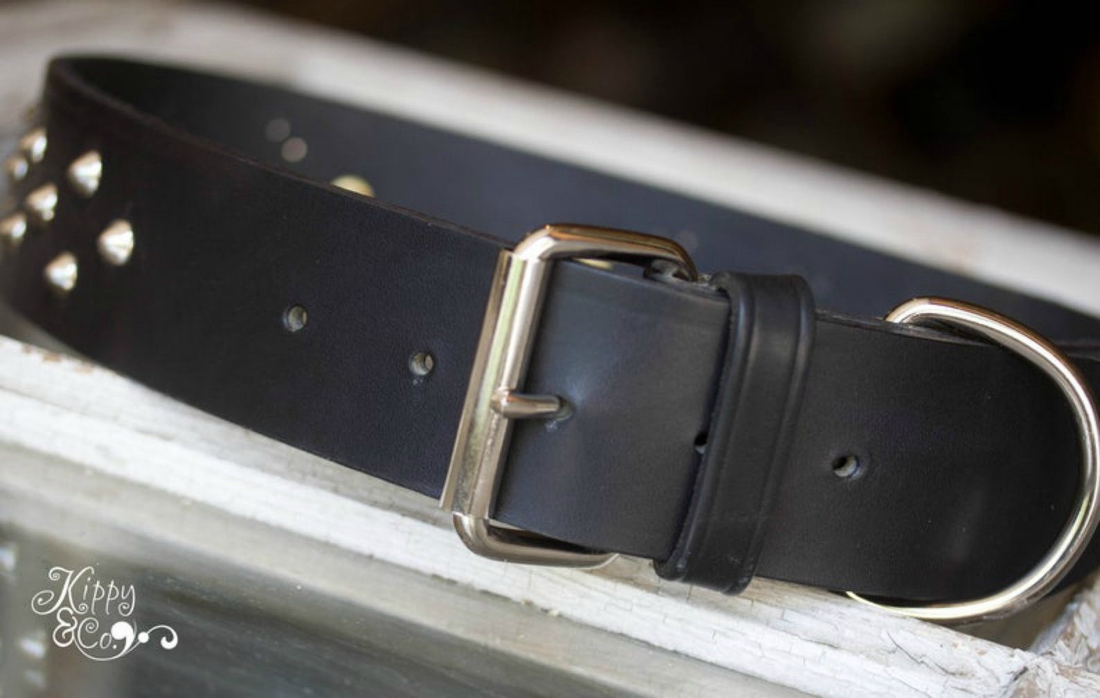 2 Inch Leather Collar Leather Dog Collar Mastiff Collar | Etsy