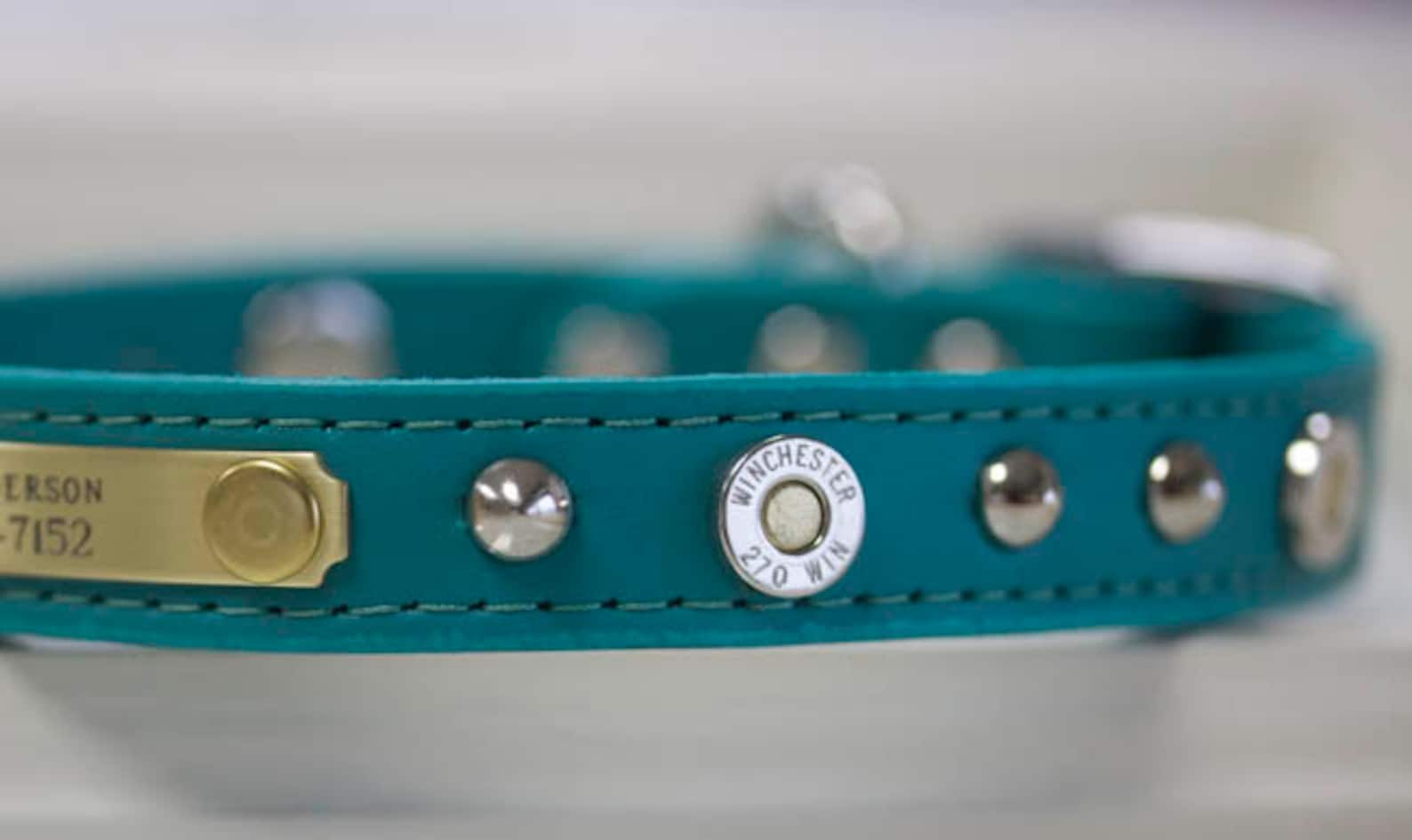 Gun Dog Collar, Winchester, Custom Dog Collar, Shotgun Dog Tag ...