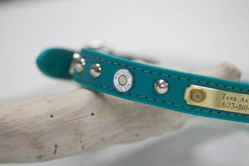 Gun Dog Collar, Winchester, Custom Dog Collar, Shotgun Dog Tag ...