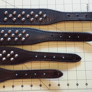 2 Inch Leather Dog Collar, Personalized Collar, 2 Inch Leather Collar ...