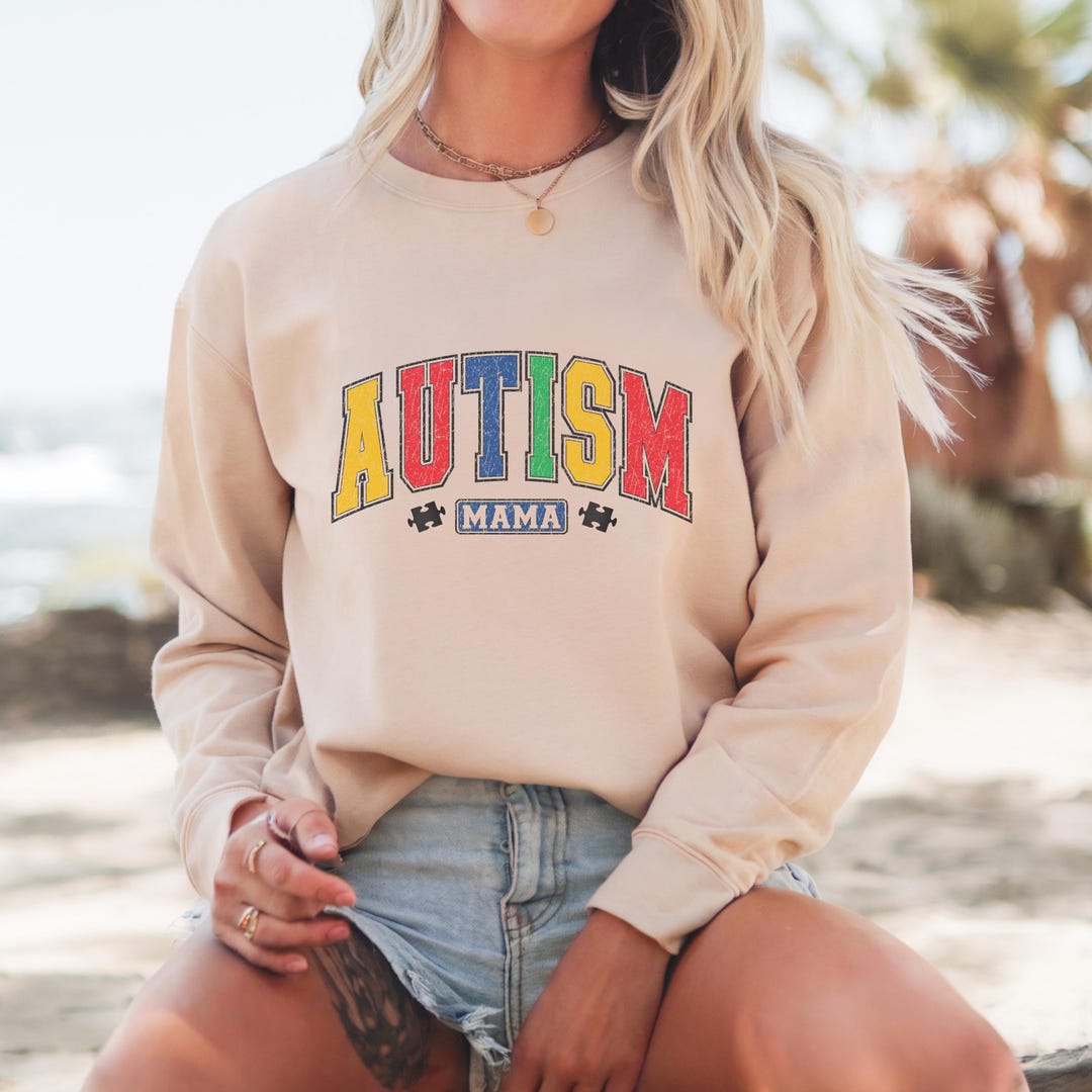 Autism Mom Sweater, Autism Mom Sweatshirt, Autism Acceptance, Autism ...