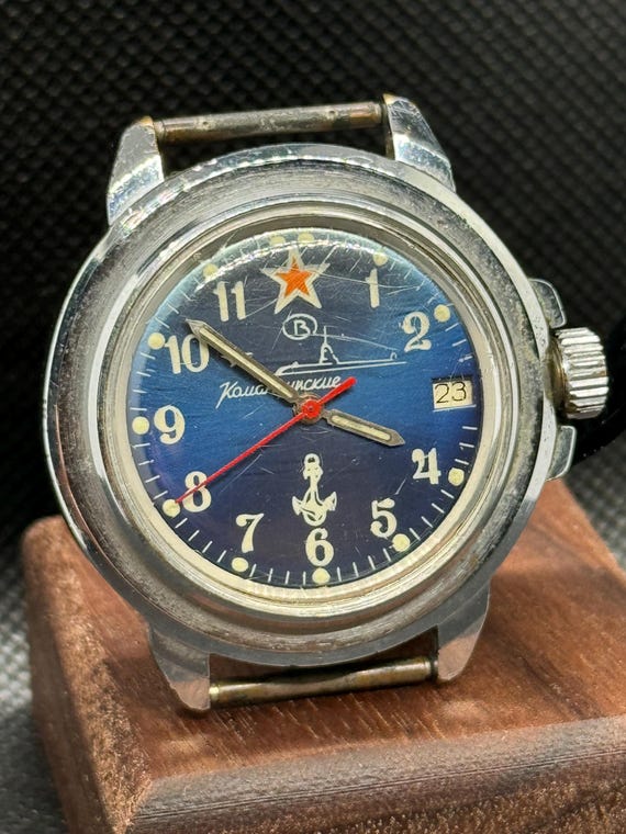 vintage military watch ussr - Gem