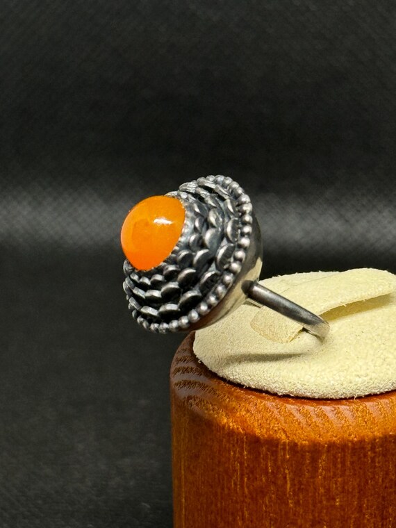 Vintage soviet amber ring - Gem
