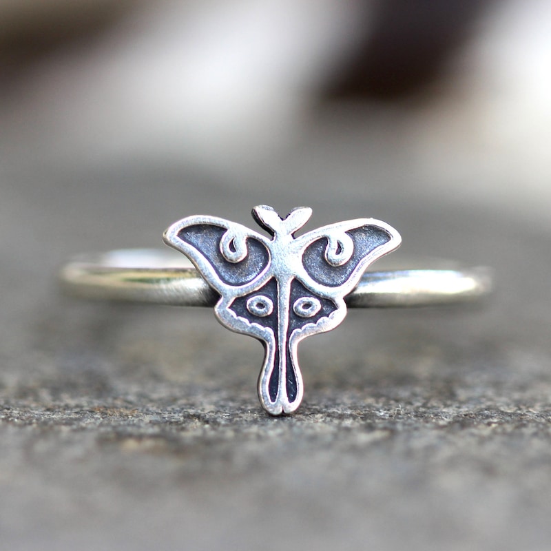 Moth Ring - Etsy