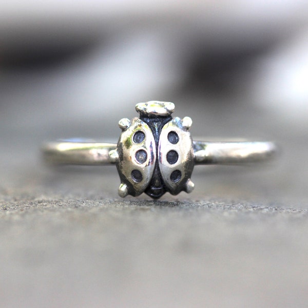 Ladybug Ring - Etsy