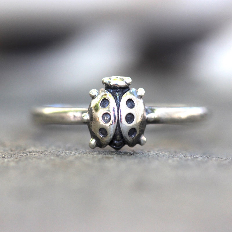 Ladybug Ring - Etsy