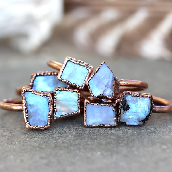 Moonstone Ring - Etsy