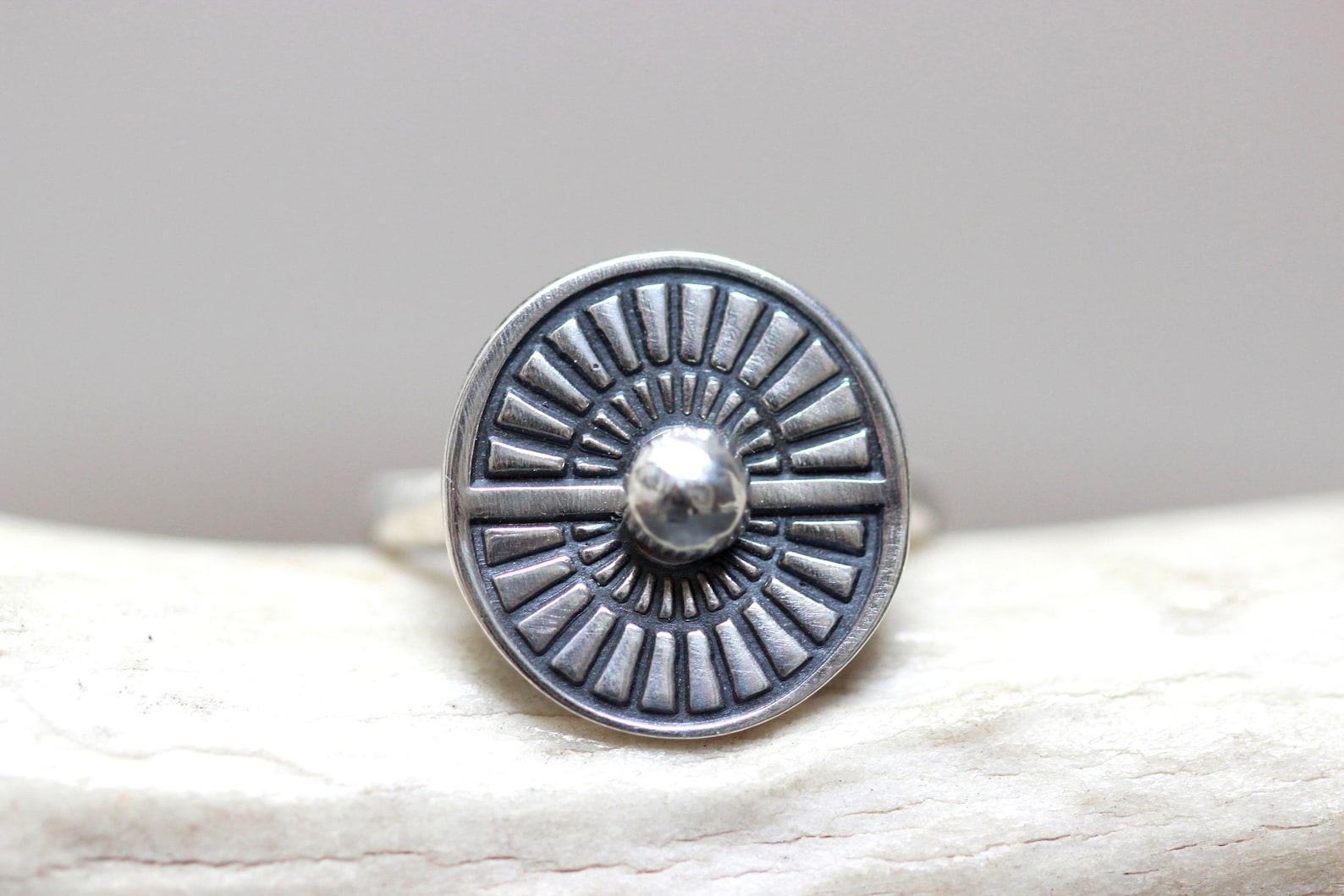Sterling Silver Concho Statement Ring Southwestern Jewelry Southwest ...