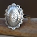 Sterling Silver Concho Ring Sterling Silver Statement Ring Southwestern ...