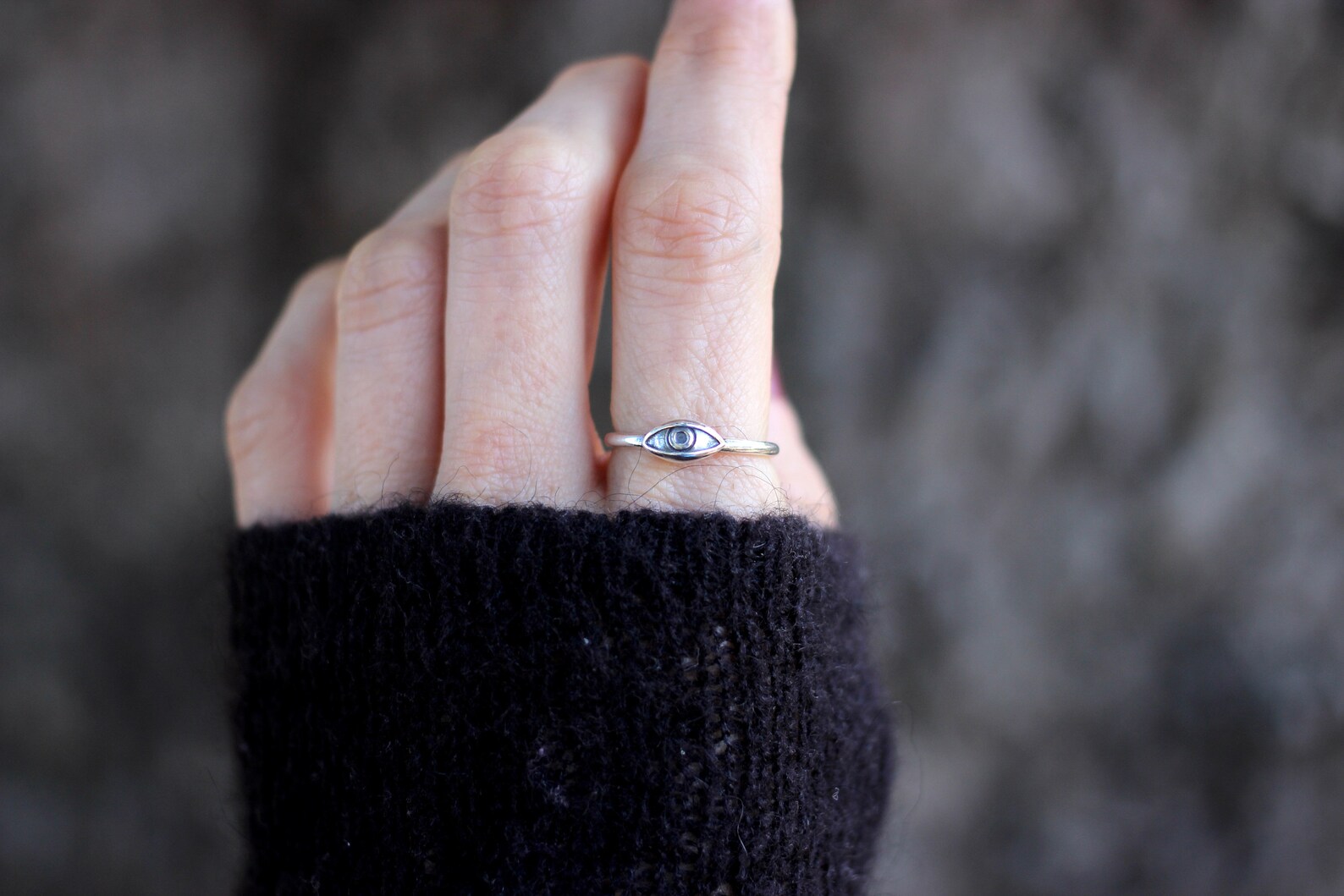 Evil Eye Ring Silver All Seeing Eye Ring Sterling Silver Eye Ring Witch ...