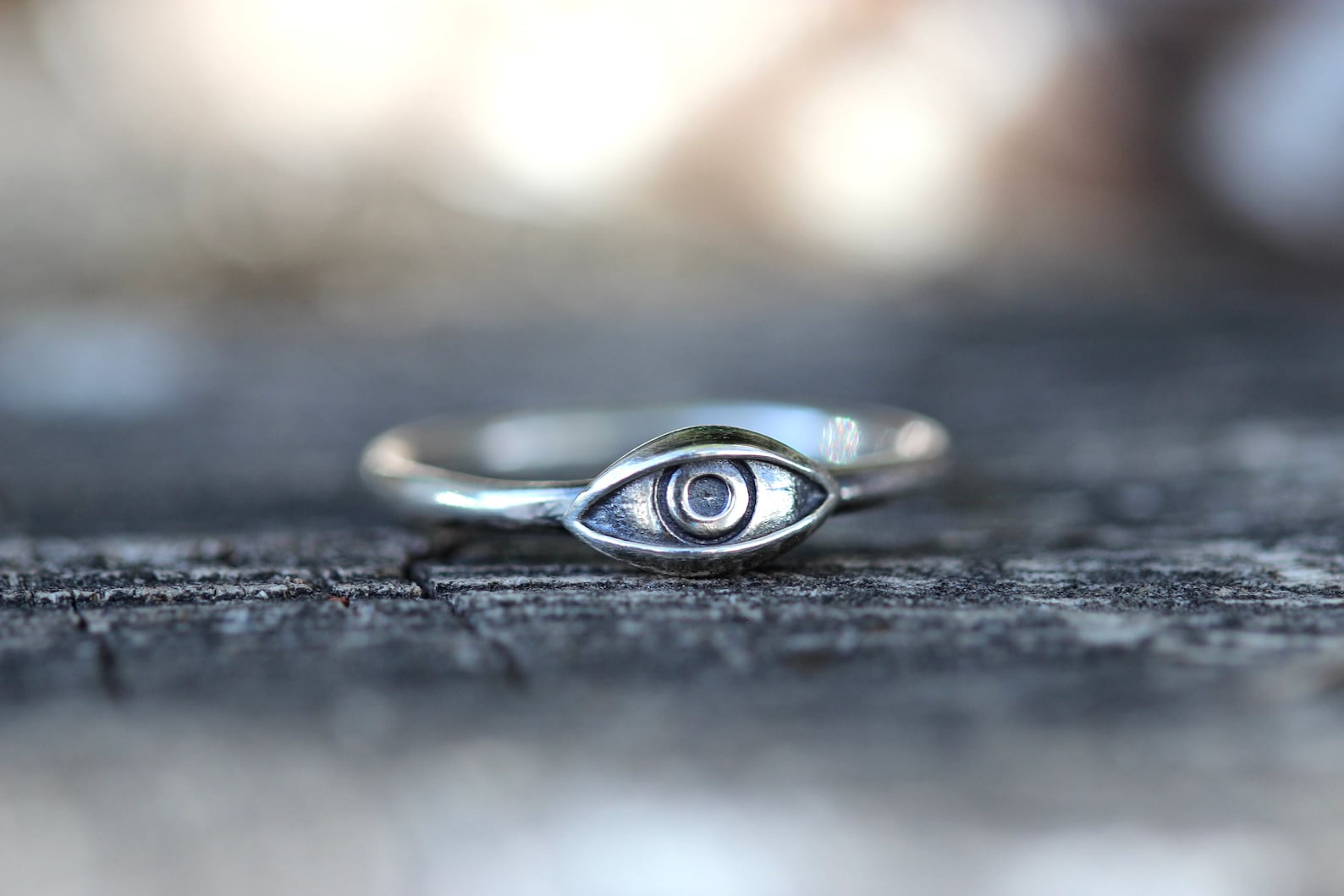Evil Eye Ring Silver All Seeing Eye Ring Sterling Silver Eye Ring Witch ...