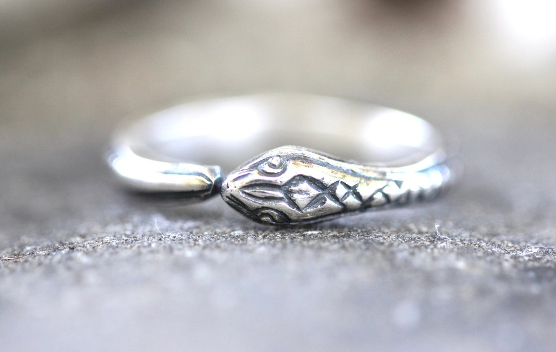 Snake Ring Sterling Silver Serpent Ring Sterling Silver Witch Ring ...