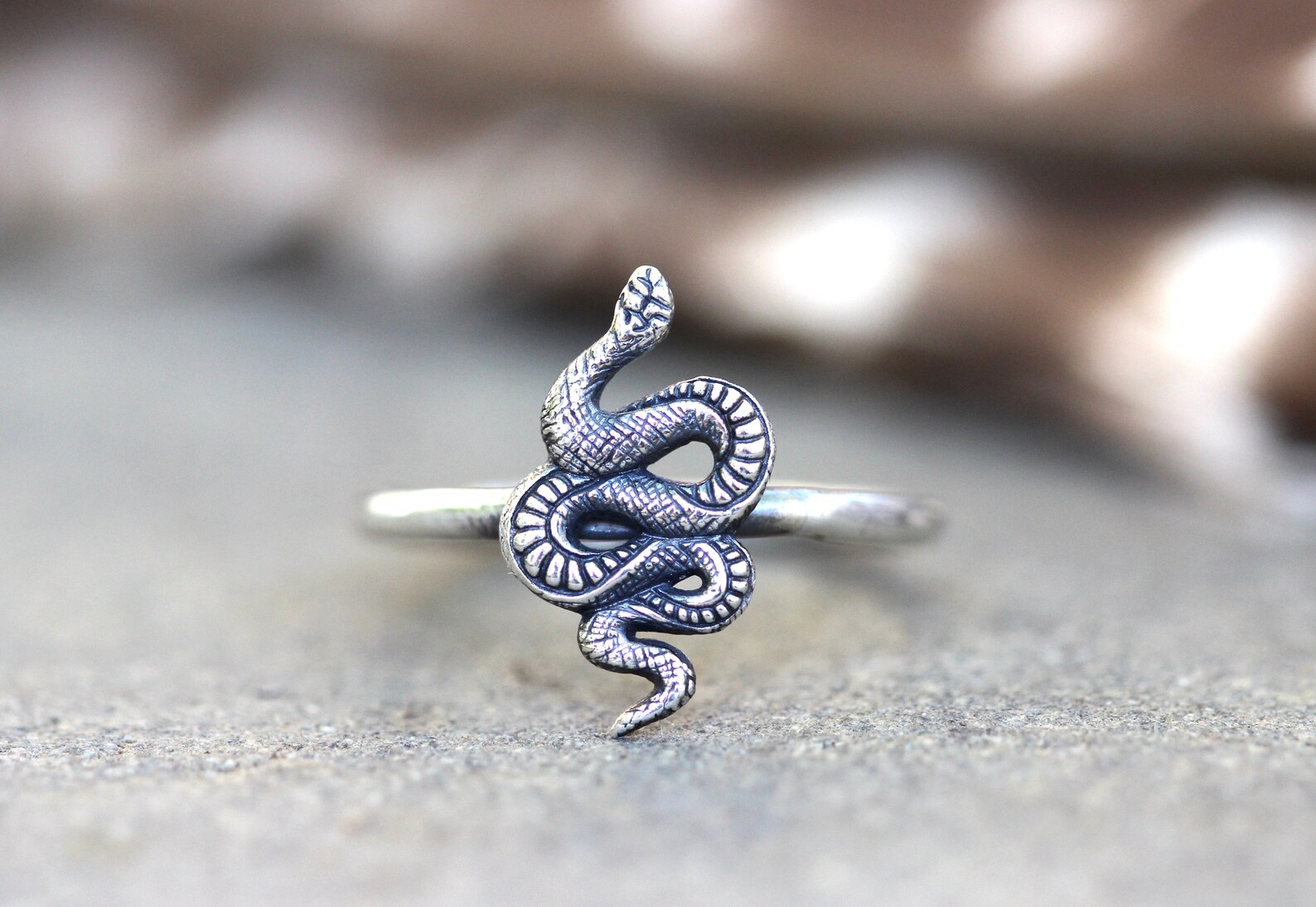 Snake Ring Sterling Silver Serpent Ring Witch Ring Witch Jewelry Silver ...