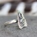 Planchette Ring Sterling Silver Witch Ring Celestial Ring Evil - Etsy