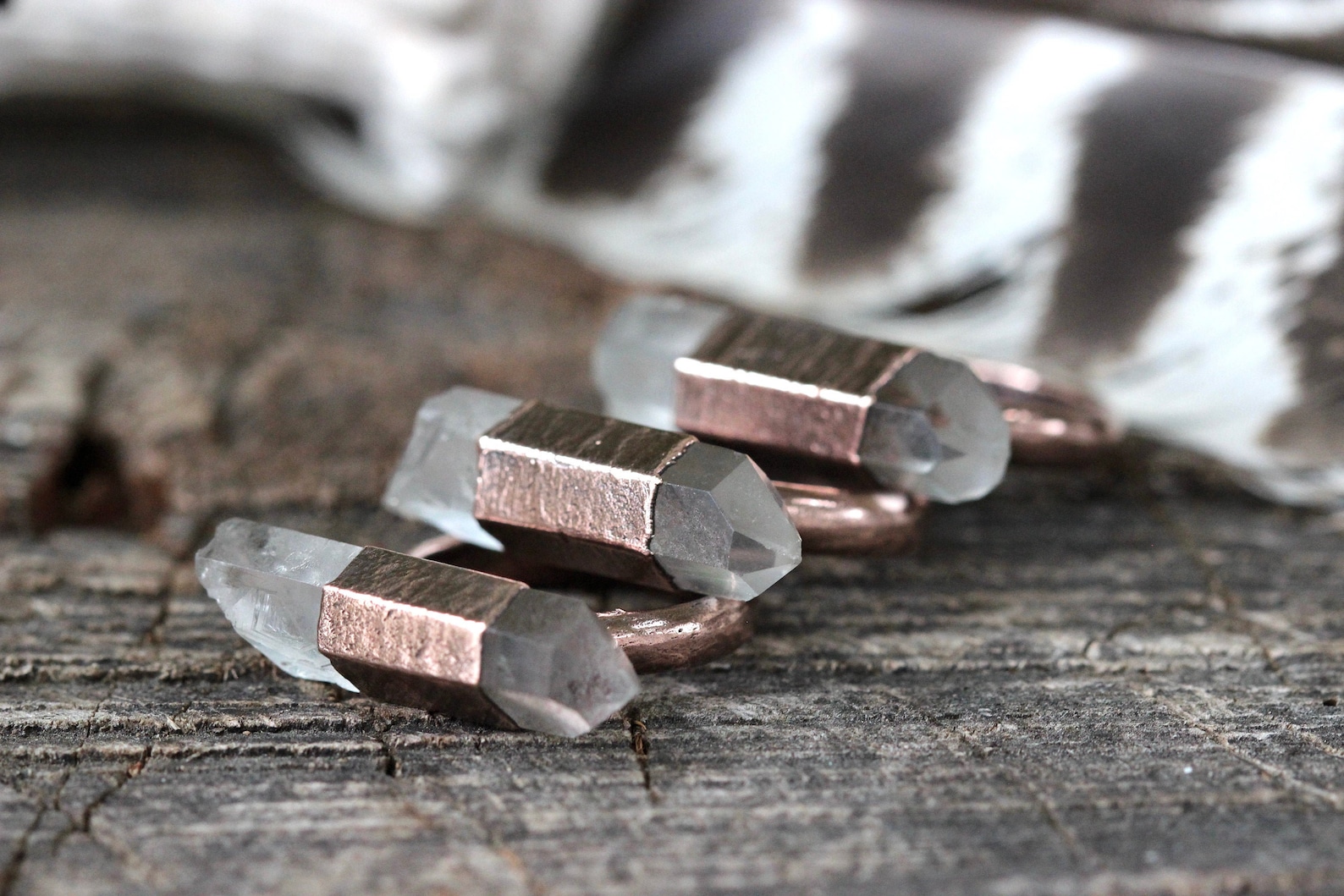 Raw Crystal Ring Raw Stone Ring Quartz Crystal Ring - Etsy