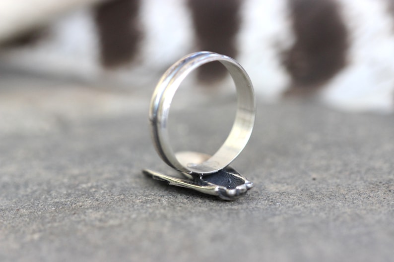 Silver Cicada Ring Sterling Silver Insect Ring Witch Ring Bug - Etsy