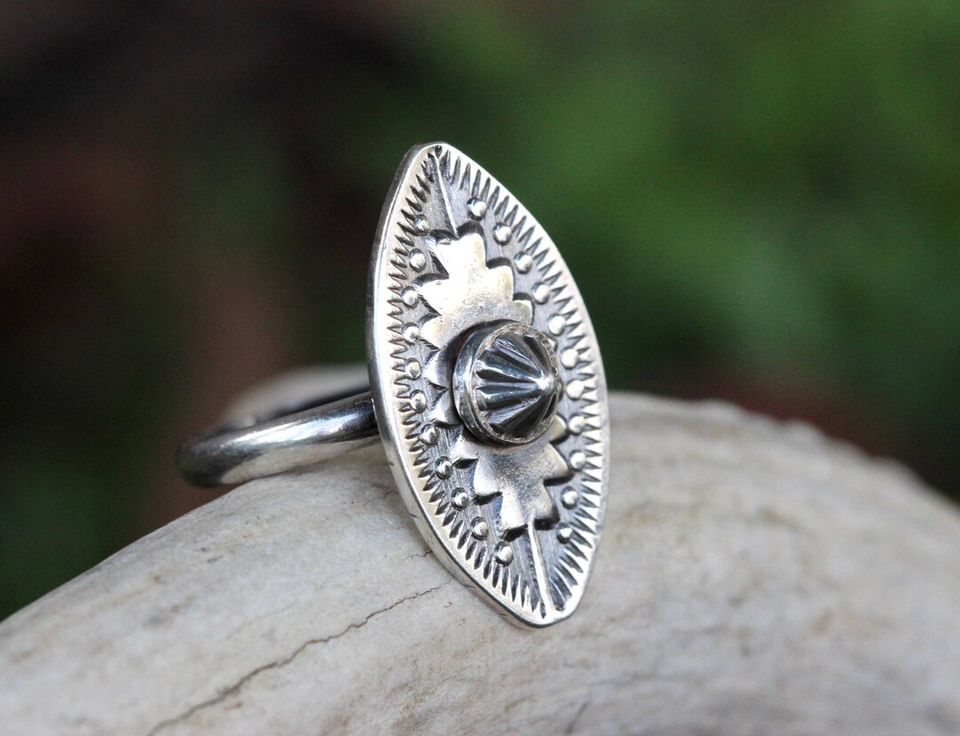 Sterling Silver Boho Ring Southwestern Jewelry Silver Boho Rings ...