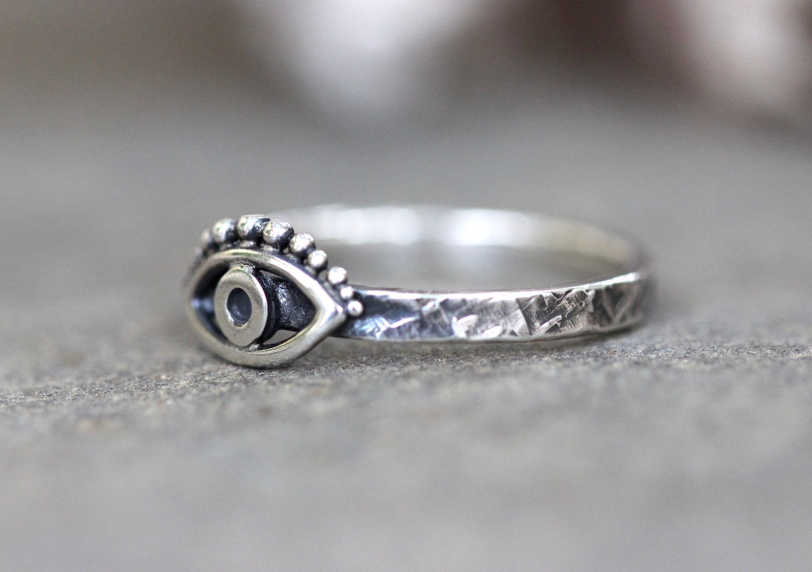 Evil Eye Ring Silver All Seeing Eye Ring Sterling Silver Eye - Etsy