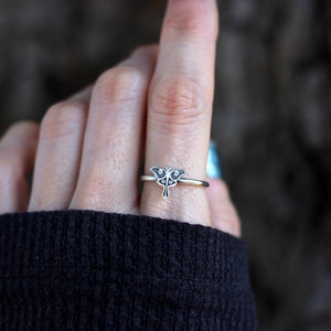 Silver Luna Moth Ring Luna Moth Jewelry Sterling Silver Moth Ring ...