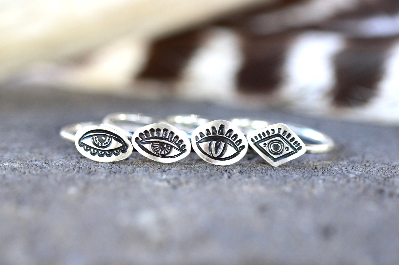 Evil Eye Ring Silver All Seeing Eye Ring Sterling Silver Eye Ring Witch ...