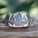 Sterling Silver Tree Ring Mountain Ring Forest Ring Nature Lover ...