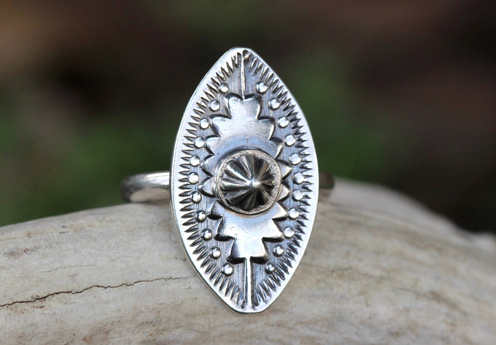 Sterling Silver Boho Ring Southwestern Jewelry Silver Boho - Etsy